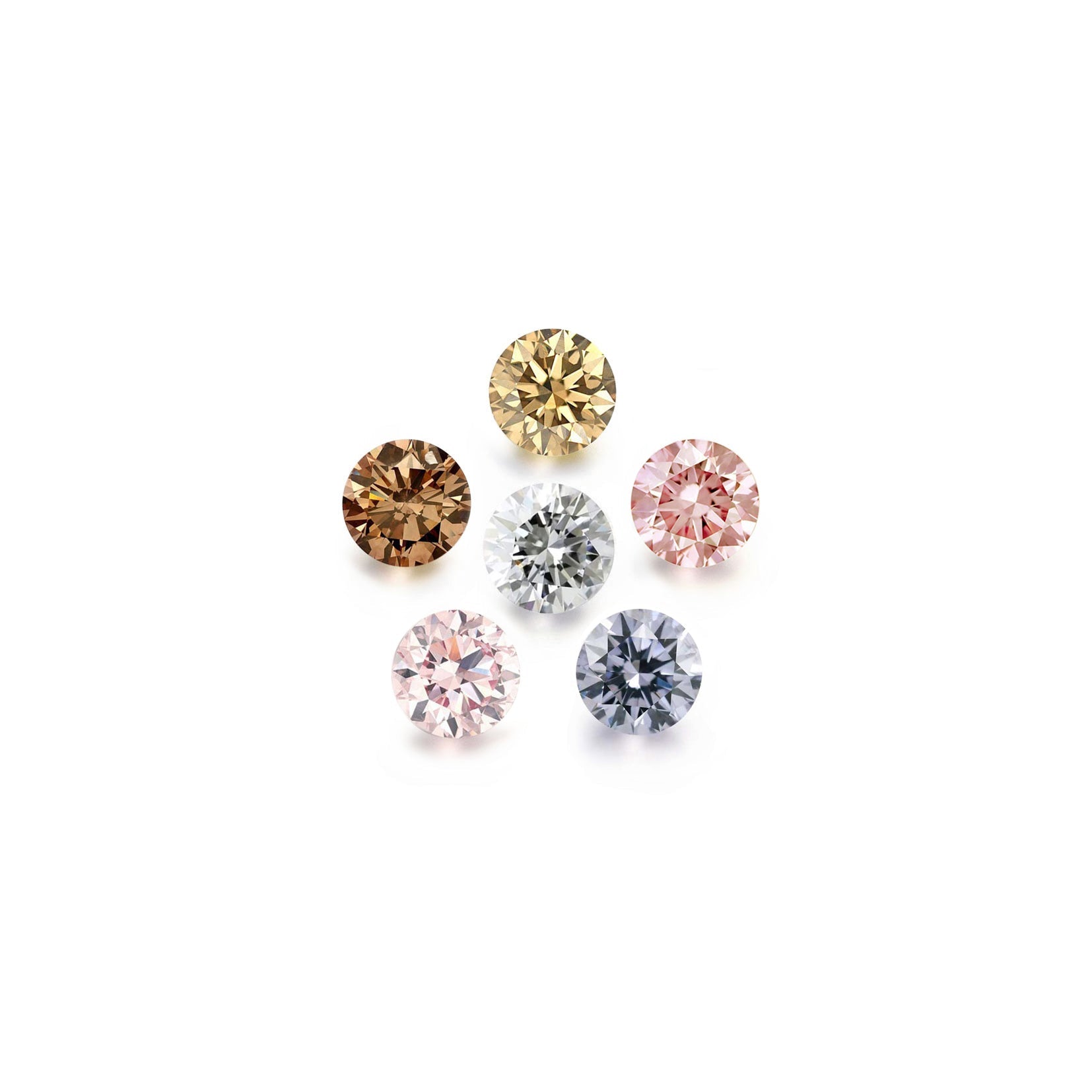 Diamond Valley Baby Daisy 0.03ct Authentic Australian Rainbow Diamonds ...