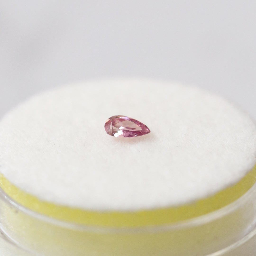 .11ct Authentic Australian Pink Pear Cut Diamond of Argyle Origin - 4P ...