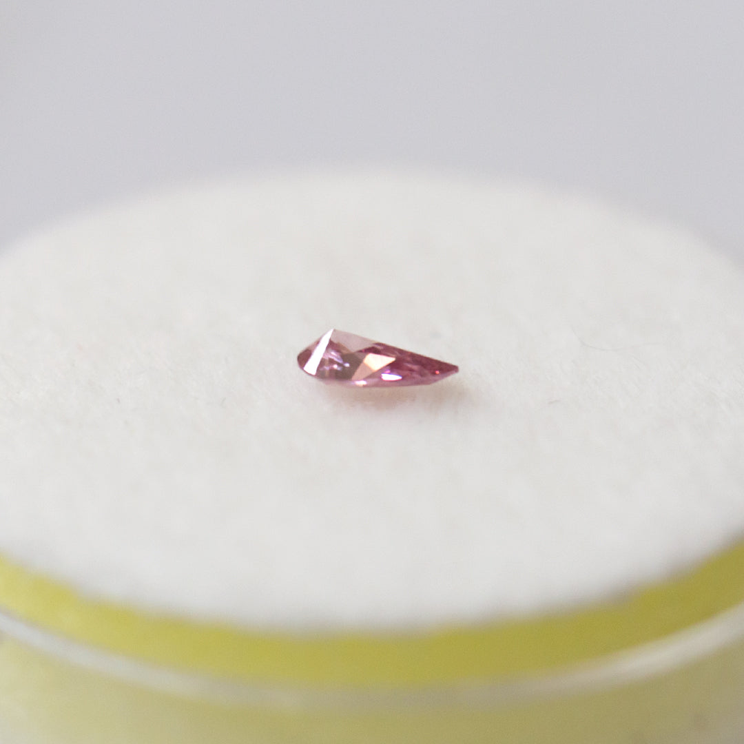 .11ct Authentic Australian Pink Pear Cut Diamond of Argyle Origin - 4P ...